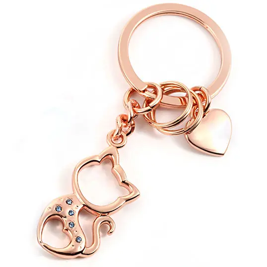 VITER Privezak maca rosegold