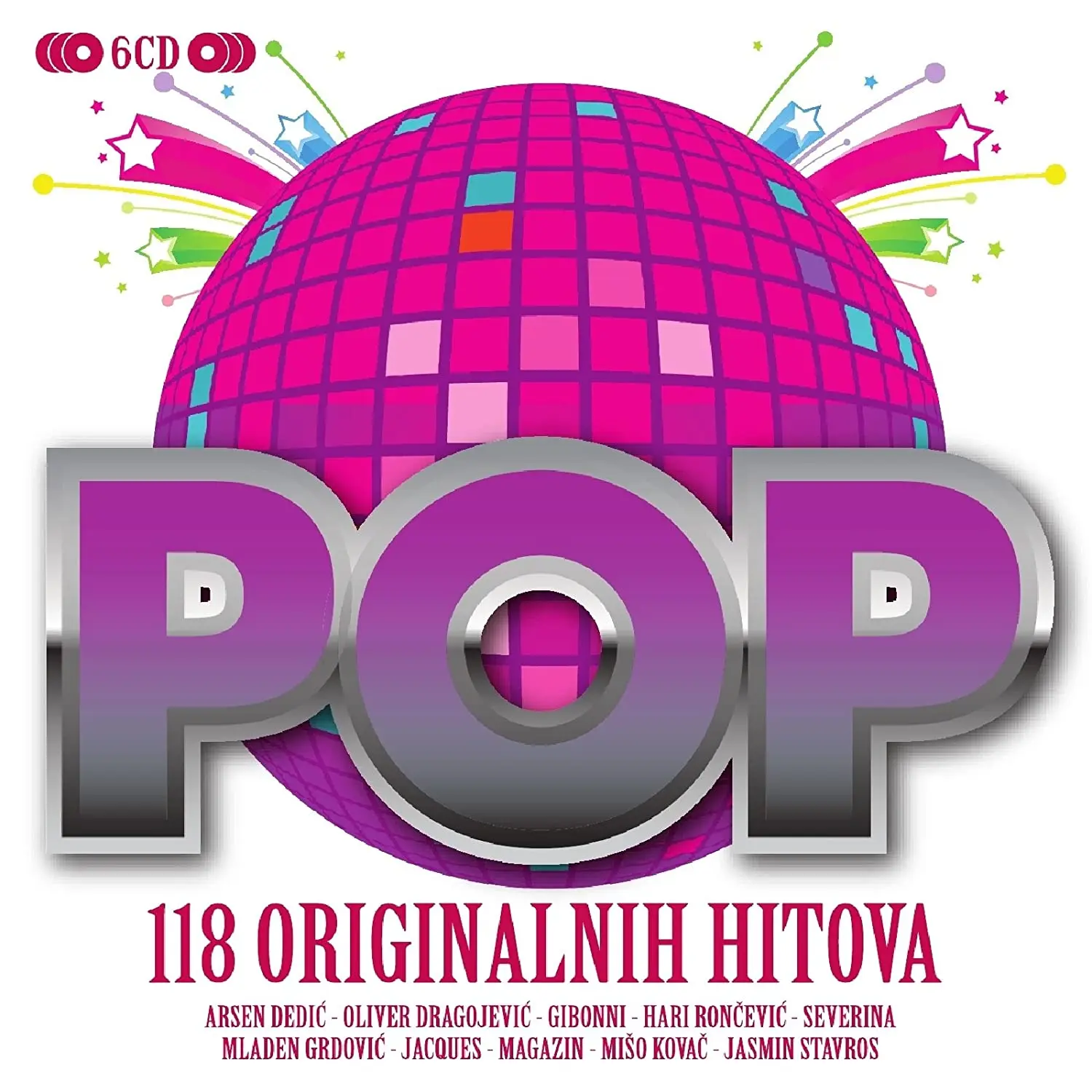 RAZNI IZVODJACI - Pop - 120 originalnih hitova