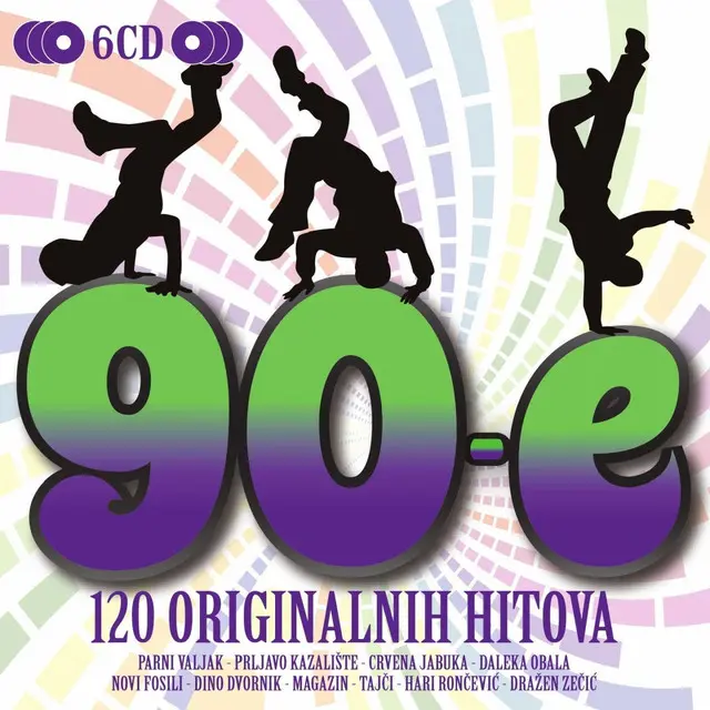 RAZNI IZVODJACI - 90-e - 120 originalnih hitova