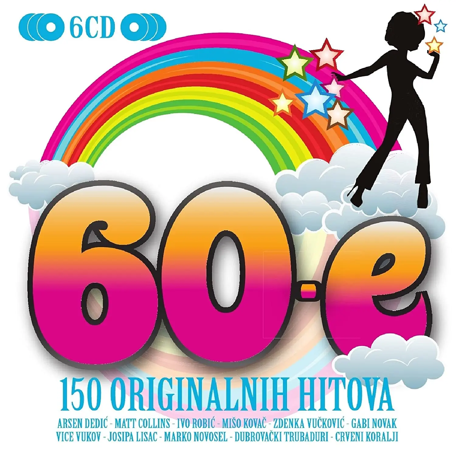 RAZNI IZVODJACI- 60-e - 150 originalnih hitova