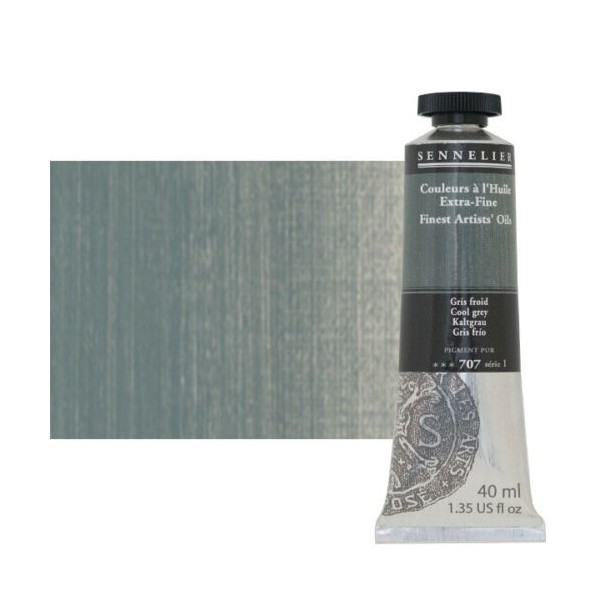 Sennelier Extra-fine Oil colour Tube 40 ml - 1.35 fl oz S1-Cool grey