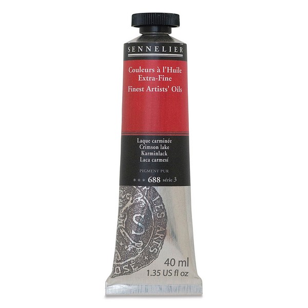 Sennelier Extra-fine Oil colour Tube 40 ml - 1.35 fl oz S3-Crimson lake