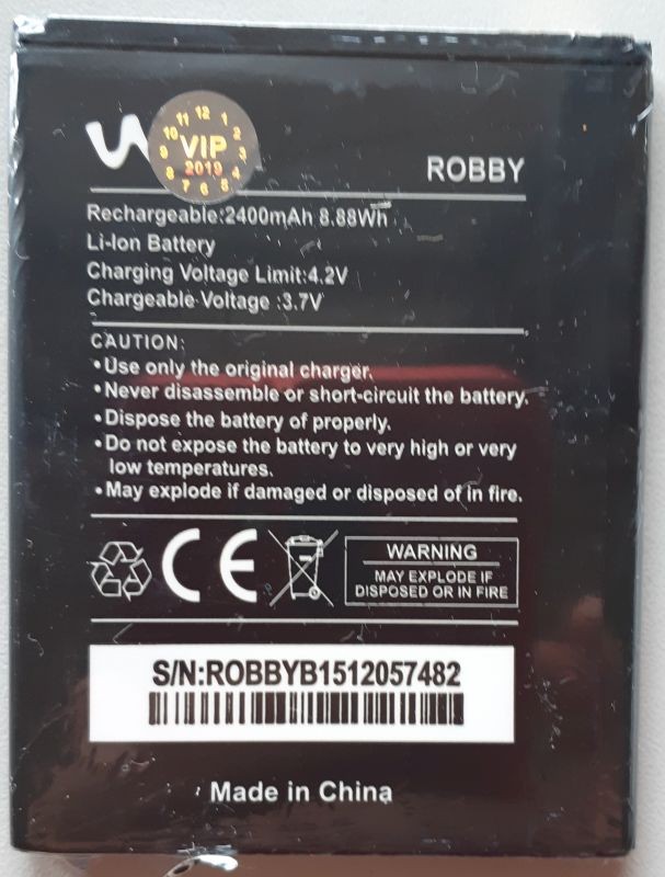 BATERIJA ROBBYBVN1610001170 ZA WIKO LENNY 4 2017 (5.0")