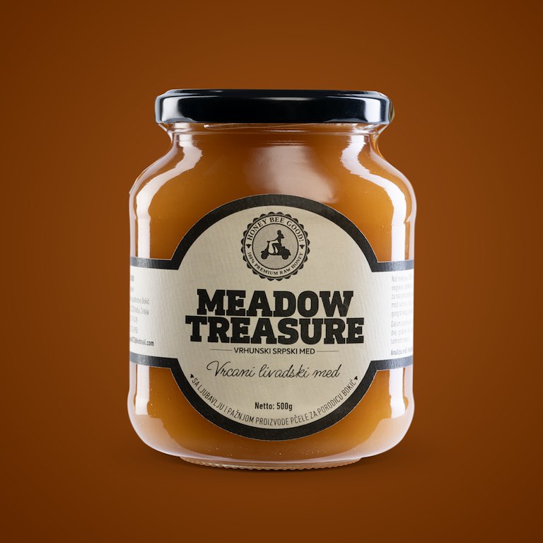 Meadow Treasure – Vrcani Livadski Med 500g