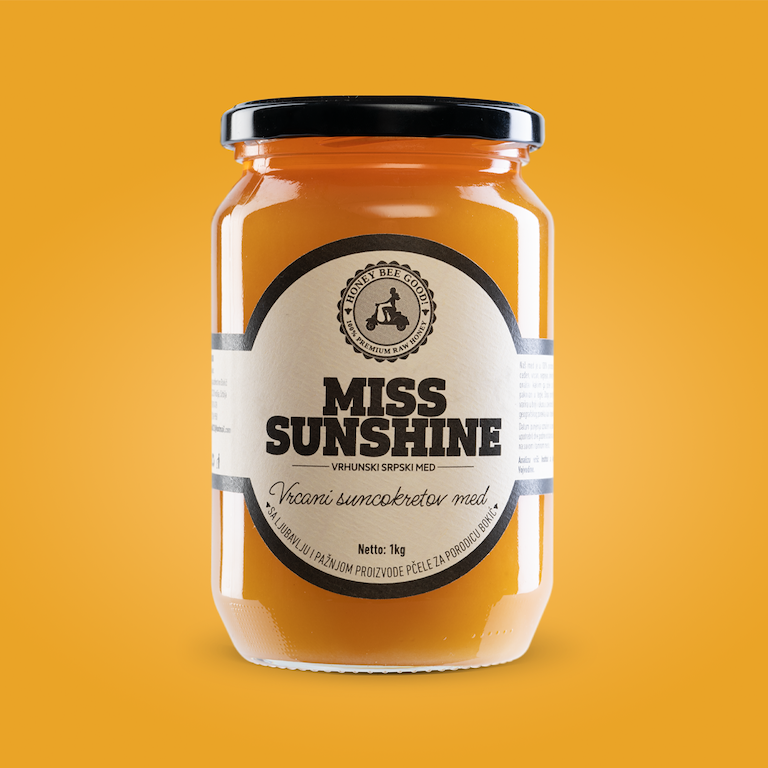 Miss Sunshine – Vrcani Suncokretov Med 1kg