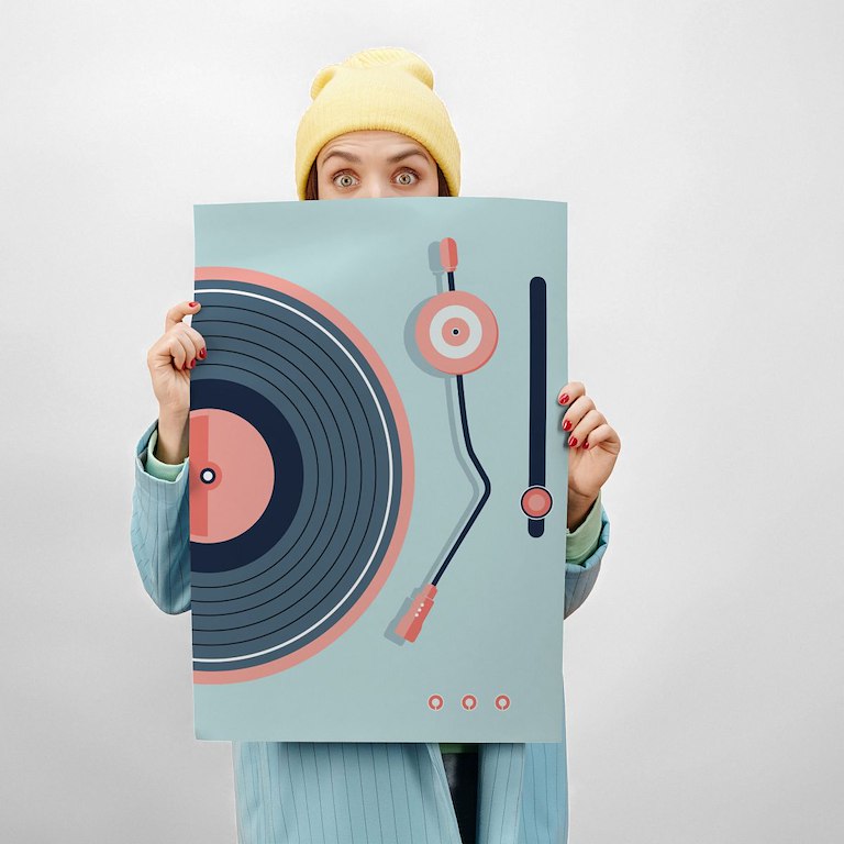 Gramophone - Art Print 30x40cm