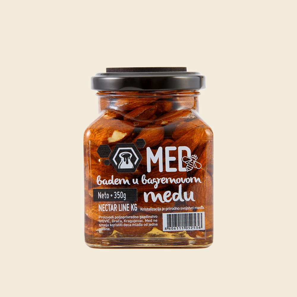 Badem u bagremovom medu 350g