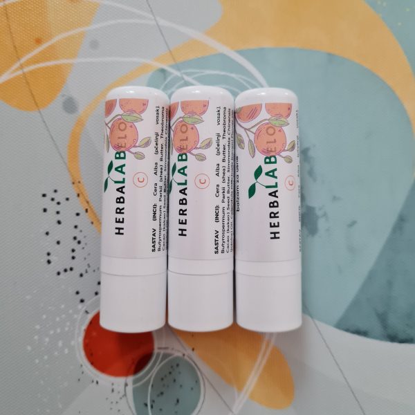 Labelo C – melem za negu usana (mandarina) 5ml Herba Lab