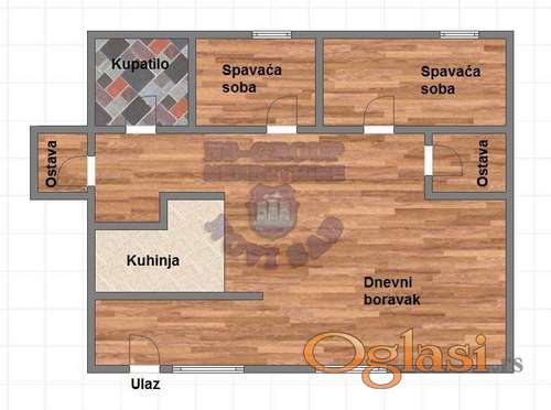 Trosoban stan u Sremskoj Kamenici! 021 662 0001