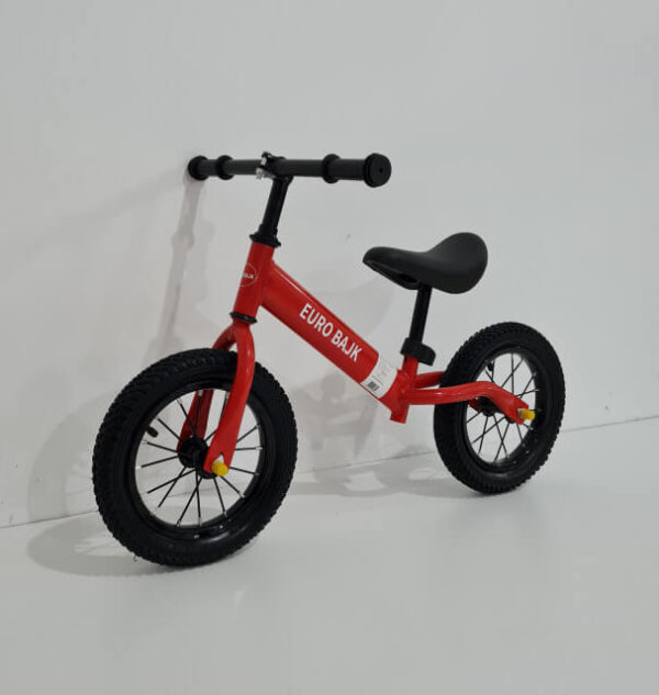 Balans bicikl 12″ sa gumama na naduvavanje BJT01 – Crveni