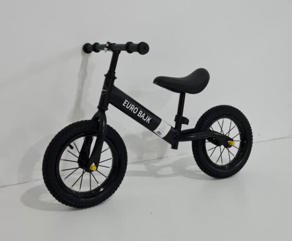 Balans bicikl 12″ sa gumama na naduvavanje BJT01 – Crni