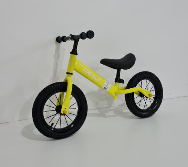 Balans bicikl 12″ sa gumama na naduvavanje BJT01 – Žuti