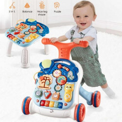 Hodalica za bebe Walk ‘n’ Learn 3u1 plava, kkb30061