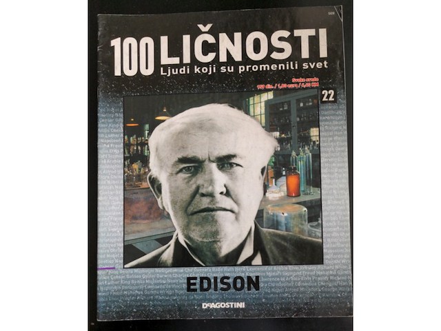 100 ličnosti - br. 22 - Edison