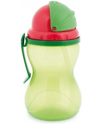 Canpol Babies sportska flašica sa slamkom 56/113 370 ml - green