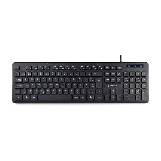 Tastatura Gembird KB-MCH-04 Chocolate Slim, USB, Žična, Crna