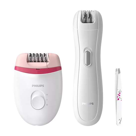 Epilator Philips BRP506/00, Bela / Roze