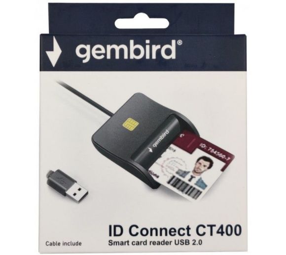 GEMBIRD - Gembird Smart card reader USB 2.0 Citac za licne karte, saobracajne, bankarske (935