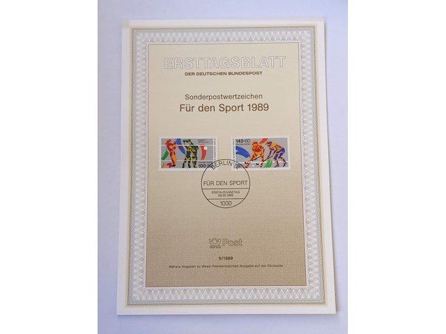 ETB Nemačka  - Hokej - Odbojka - Sport - 1989.g