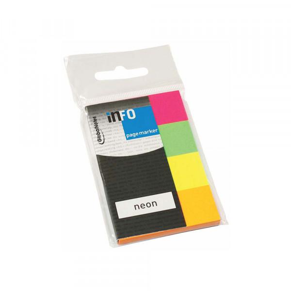 Info notes Page Marker NEON 20x50mm 4x50 listića 5670-89