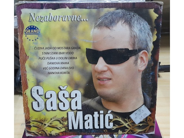 cd Saša Matić Nezaboravne...