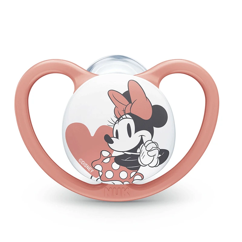 Nuk varalica silikon Space Mickey Mouse Roze, 0-6m