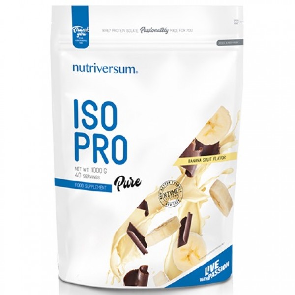 Nutriversum Iso Pro 1000 gr Banana Split