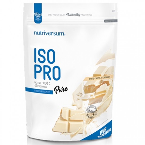 Nutriversum Iso Pro 1000 gr White Chocolate