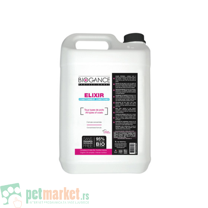 Biogance Profesional: Šampon za suvu i osetljivu kožu Universal Elixir, 5L