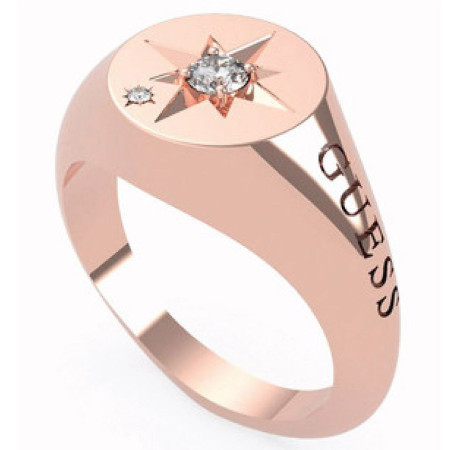 Ženski guess wunderlust roze zlatni prsten od hirurškog Čelika ( ubr20012-52 )