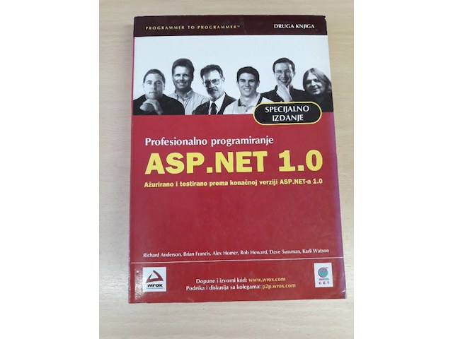 Profesionalno programiranje: ASP .NET 1.0