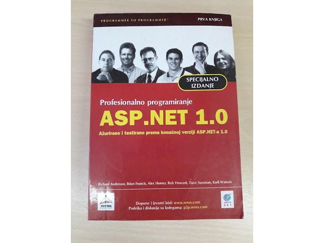 Profesionalno programiranje: ASP .NET 1.0
