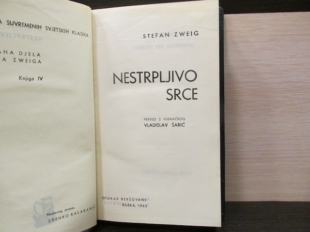 NESTRPLJIVO SRCE - Stefan Zweig