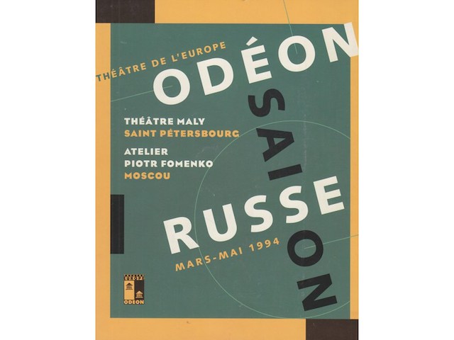 TEATRE DE L` EUROPE ODEON RUSSE MARS - MAI 1994