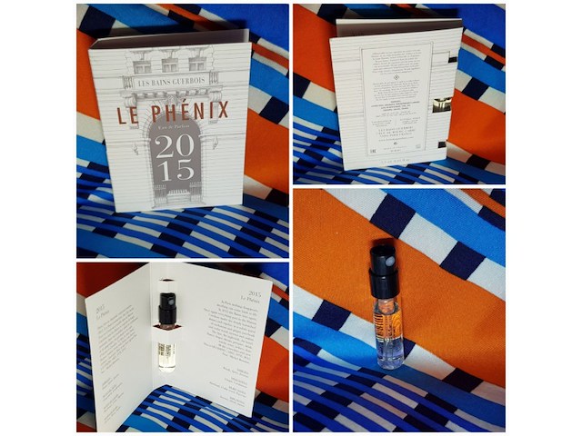 Les Bains Guerbois 2015 Le Phénix, tester parfema