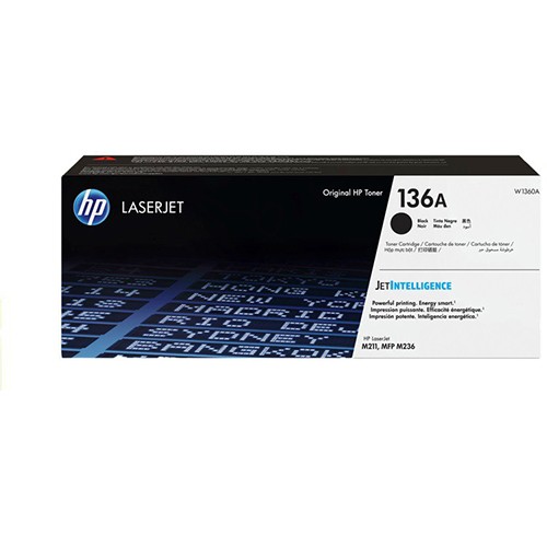 HP 136A Black Original LaserJet Toner Cartridge | W1360A