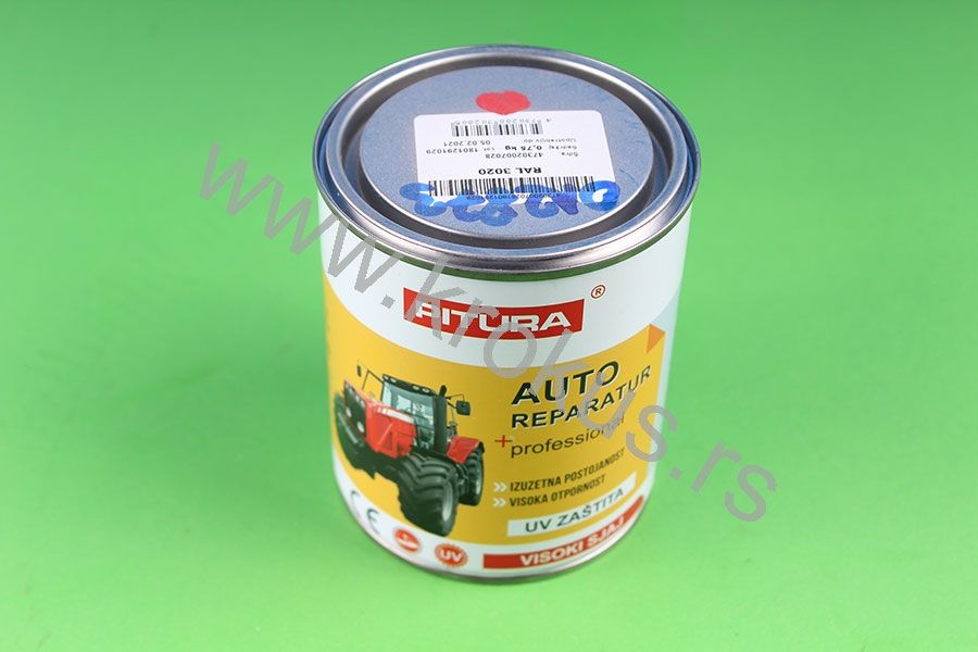 Farba autoreparatur Crvena Zetor 0,75kg