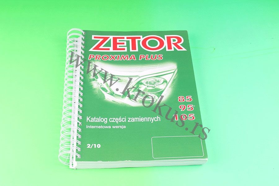 KATALOG ZETOR PROXIMA PLUS 85,95,105