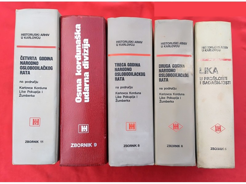 Historijski arhiv u Karlovcu Zbornik 8-6 -8- 9 -11