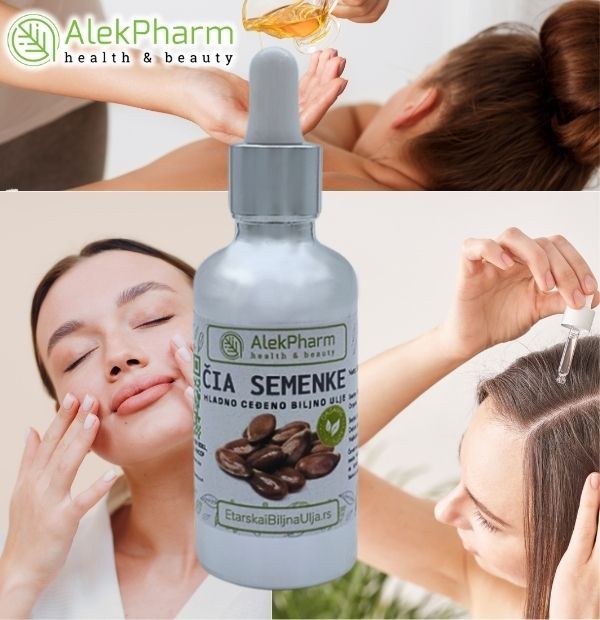 ULJE ČIA SEMENKI HLADNO CEĐENO ORGANSKO - CHIA SEED OIL COLD PRESSED ORGANIC-