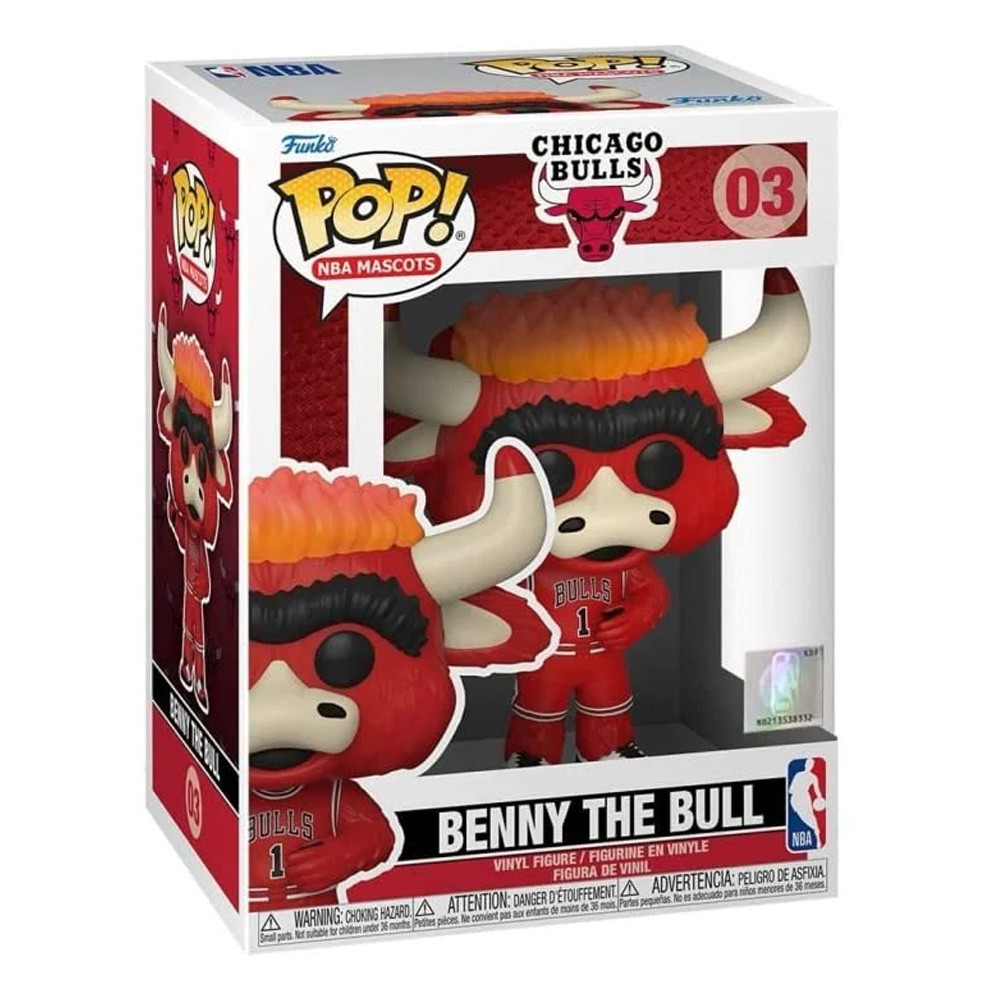 NBA Mascots Chicago POP! Vinyl - Benny the Bull