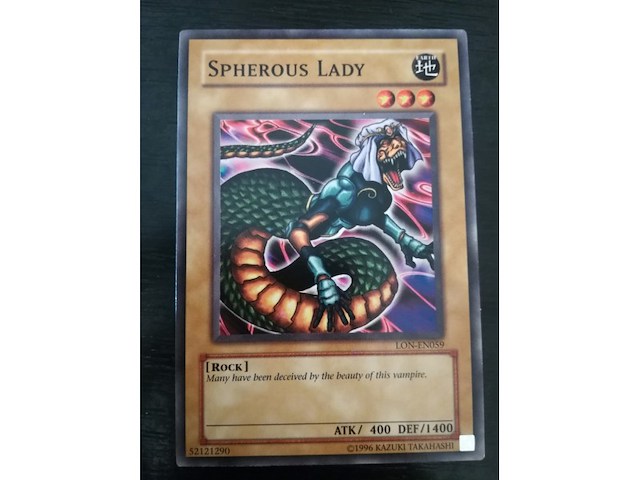 Yu-GI-OH!- Spherous Lady