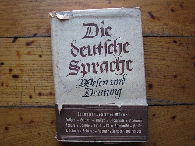 DIE DEUTSCH SPRACHE BEFEN UND DEUTUNG