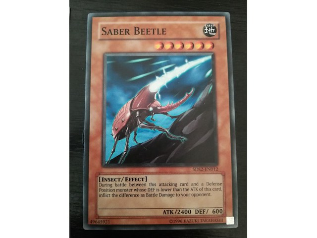 Yu-GI-OH!- Saber Beetle