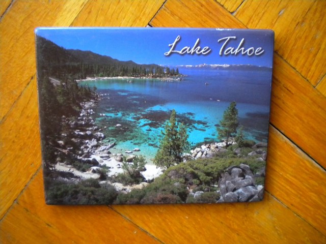 LAKE TAHOE Jezero Taho, magnet za frizider