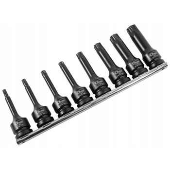 Richmann IMPACT TORX SET T30-T80, 1/2”, 8 kom,Corona C6950