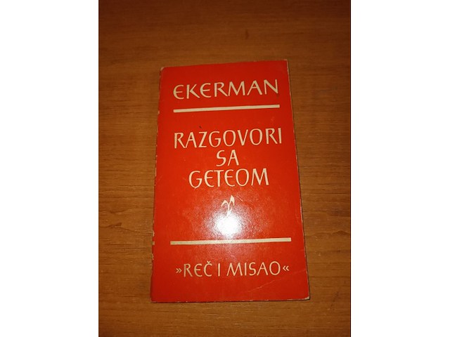 Razgovori sa Geteom - Ekerman