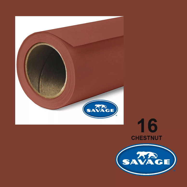 Savage Chestnut 16 2.75x11m papirna pozadina, Made in USA