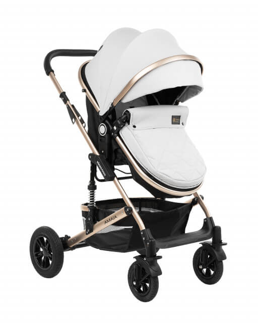 Kolica za bebe Amaia Premium 2u1 Kikka Boo – svetlo siva, kkb11245