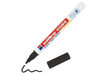 Marker za staklo CHALK MARKER E-4085 1-2mm standard Edding crna